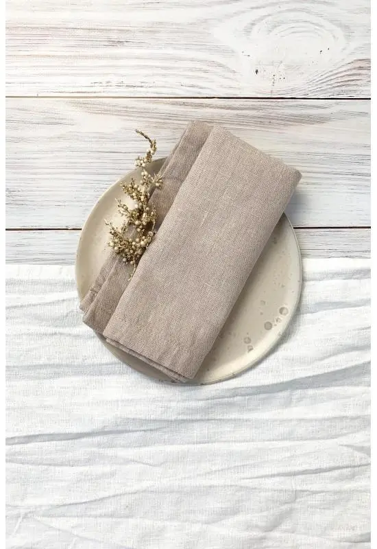 Linen Cloth Napkins in a Variety of Colors for Your Table Setting