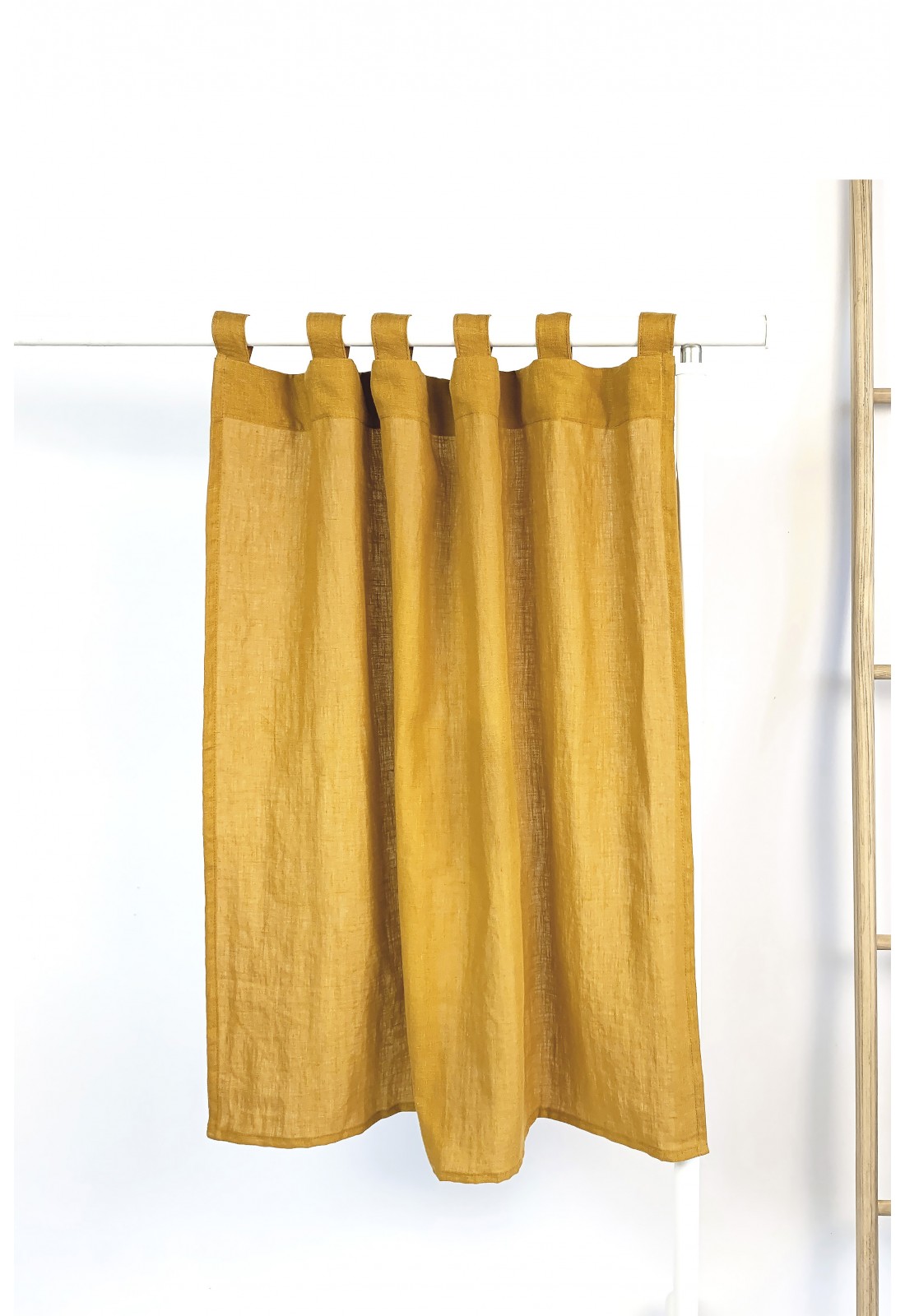 Linen Cafe Short Curtain Panels - Various Sizes and Colors
