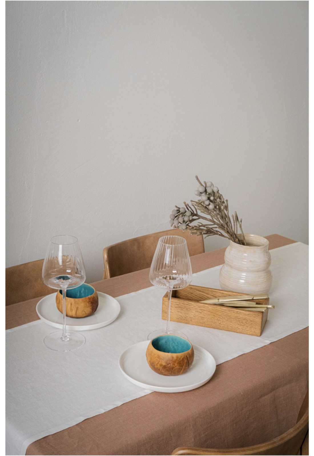 White Linen Table Runner | Fine Dining and Everyday Use | Buy Now