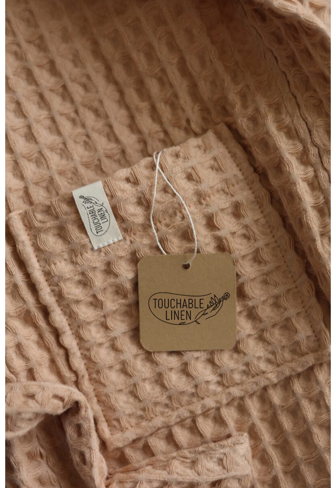 Waffle Weave Robe with Hood for Kids | 100% cotton in 20 colors