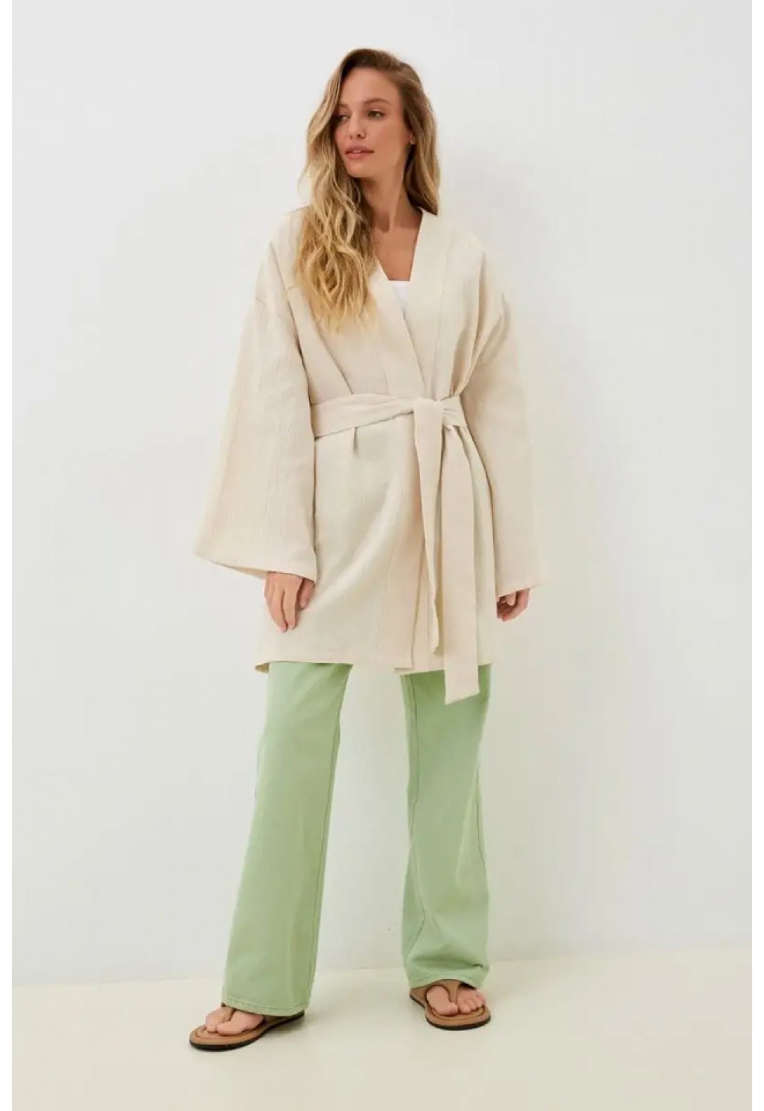 Gauze Muslin Kimono Robe for Women | Cotton bathrobe | Loungewear